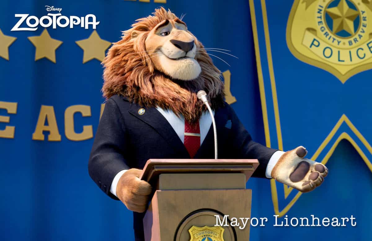 Voice cast, characters revealed for Disney's upcoming film "Zootopia ...