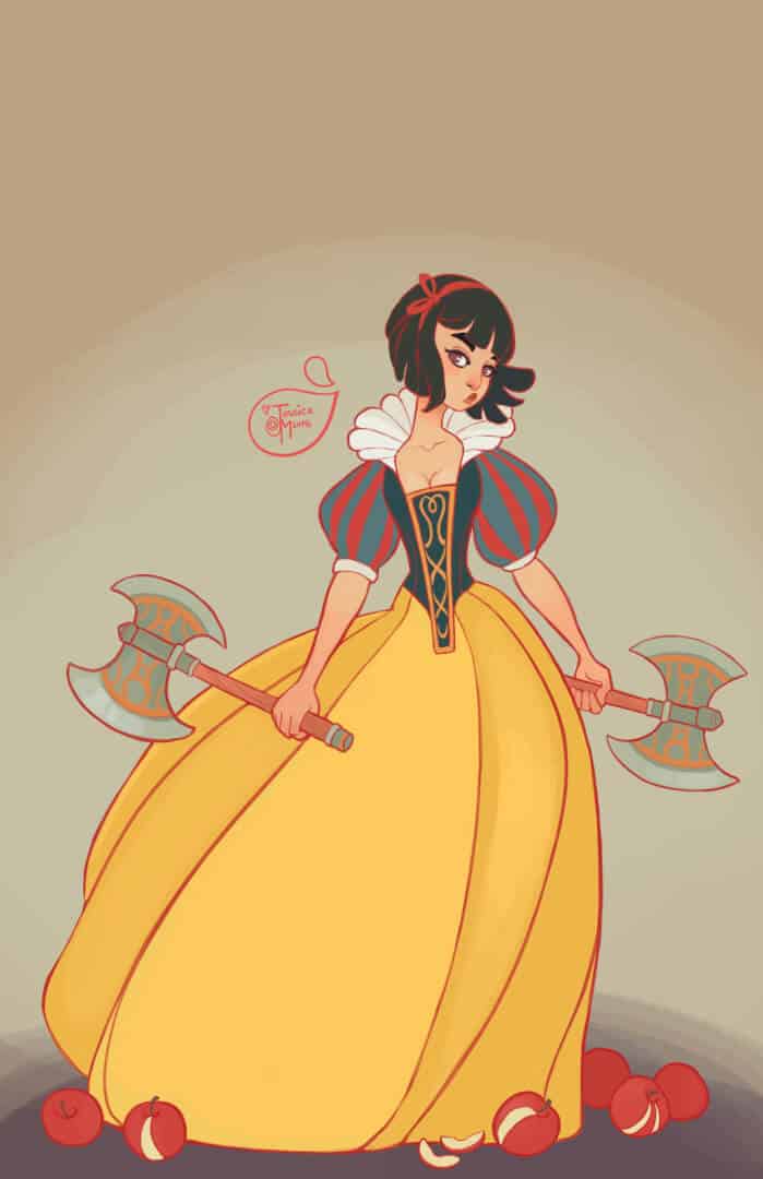 PHOTOS: Disney Princess Warriors collection by artist Jessica Madorran ...