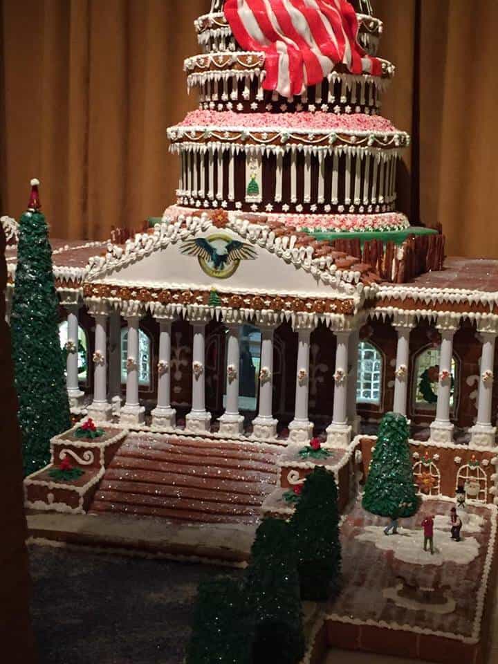 PHOTOS: Stunning gingerbread US Capitol building display at Epcot ...