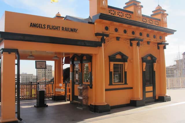Take a 50-second ride on tiny railway Angels Flight, reopening in Los ...